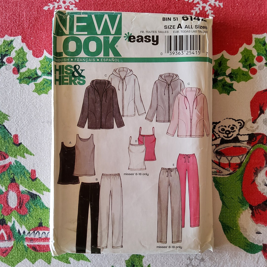 New Look 6142 Complete Uncut Factory Folds Sewing Pattern Loungewear ...