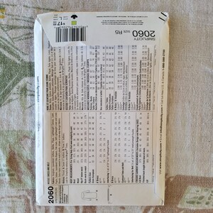 Simplicity 2060 Complete Uncut Factory Folds Lisette Sewing Pattern ...