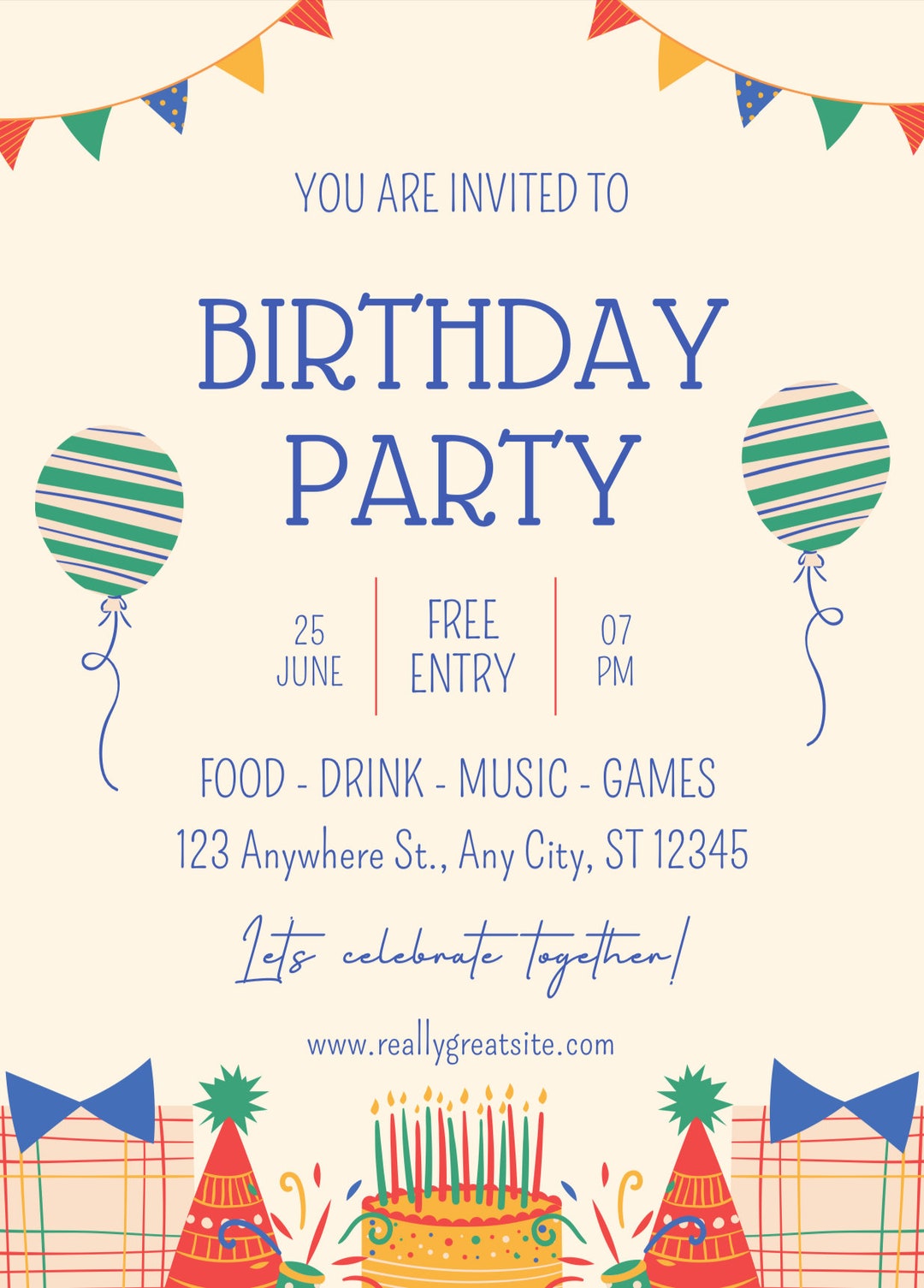 Digital Invitations, Custom Invitations, Printable Invites, Online ...