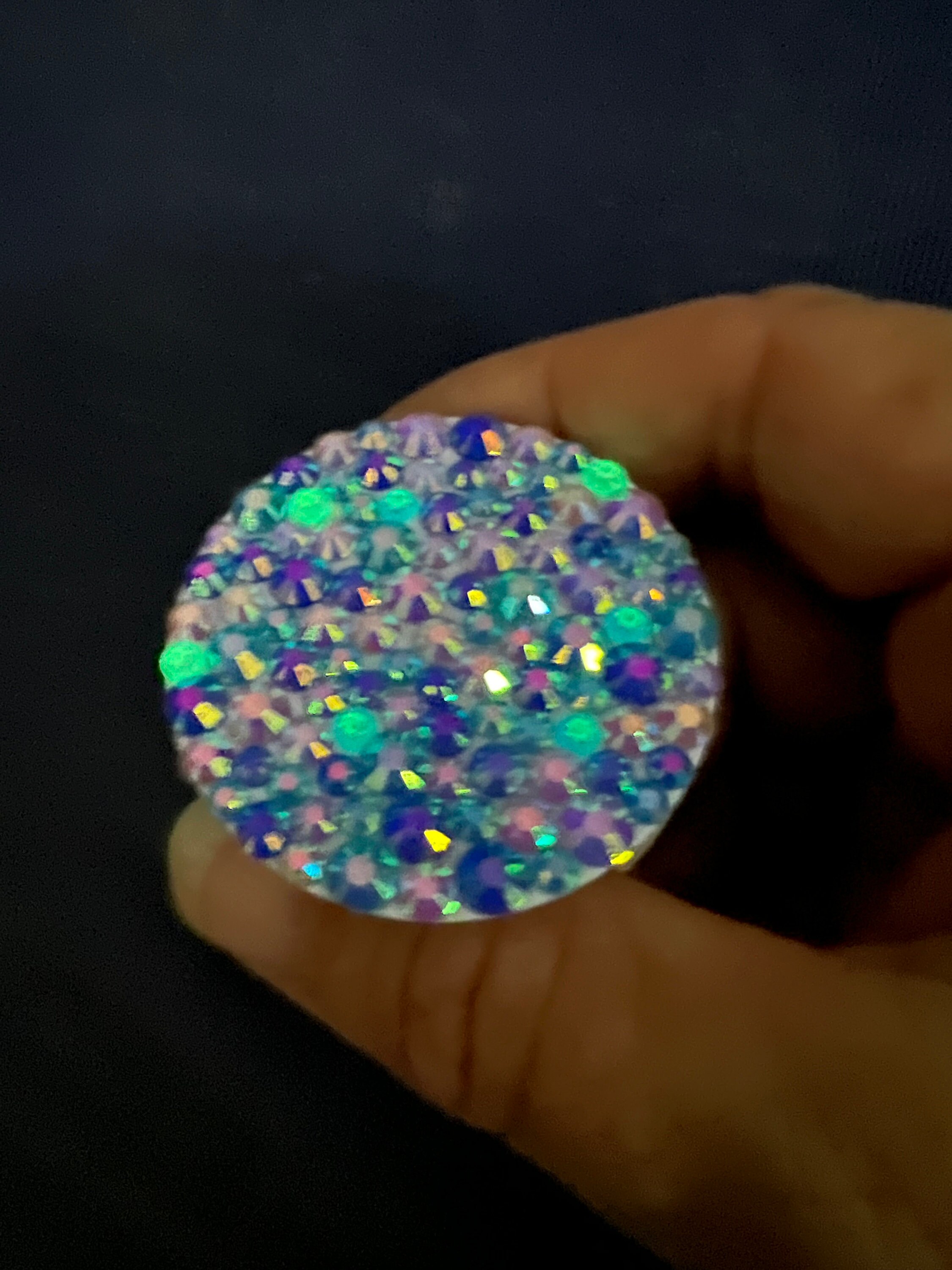 Check Out the Shine on the Sea Sparkle Mix on This Blinged Out Phone ...