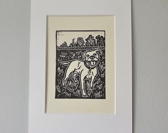 Dog Rose Mini Linocut Print - Etsy UK