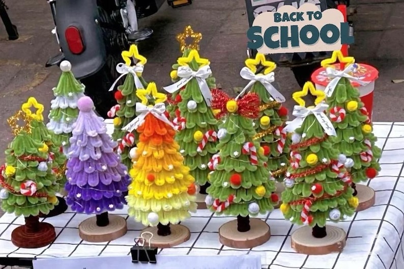 Handmade Twist Stick Christmas Tree: DIY Tabletop Decoration With ...