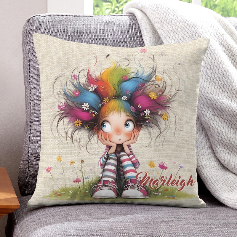 Pillow Name for Girls - Etsy