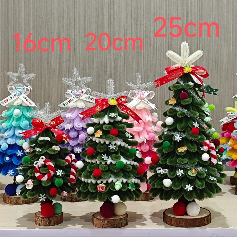 Handmade Twist Stick Christmas Tree: DIY Tabletop Decoration With ...