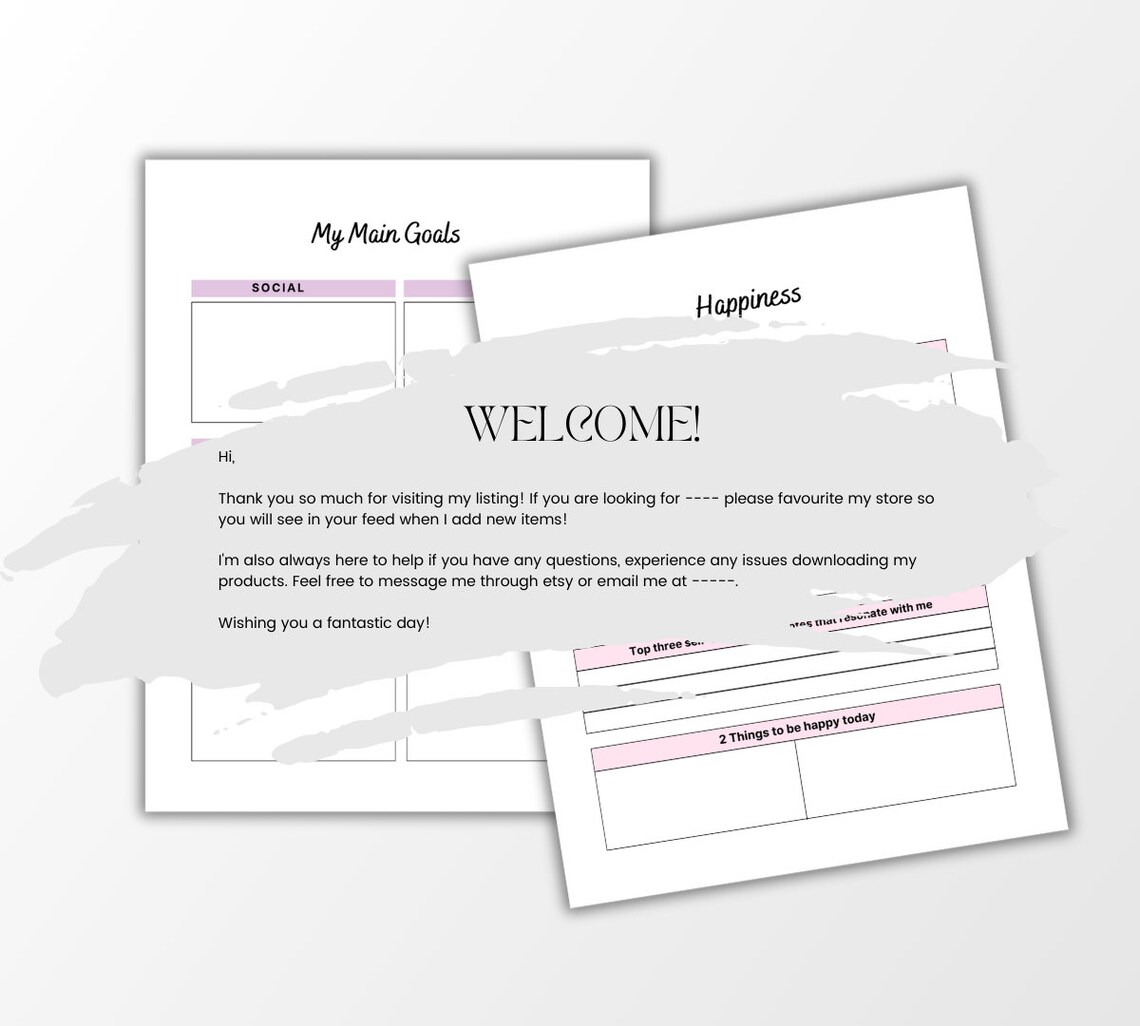 Vision Board Planner, Goal Setting Organizer, Inspirational Planner ...