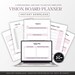 Vision Board Planner, Goal Setting Organizer, Inspirational Planner ...