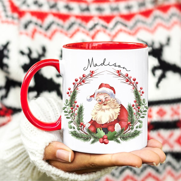 Large Santa Mug - Etsy