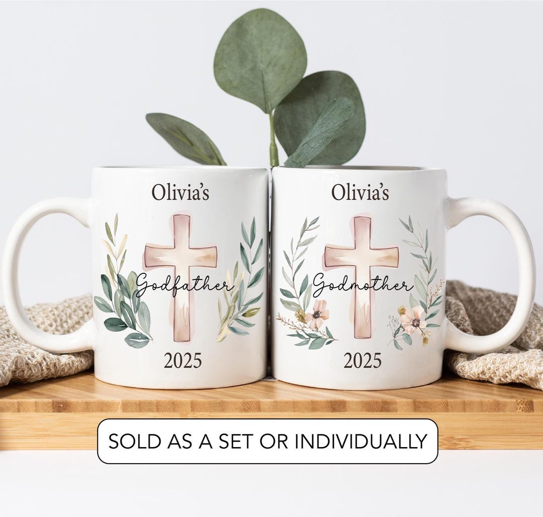 Custom Godparents Mug Godparent Proposal Gift From Godchild Godfather ...