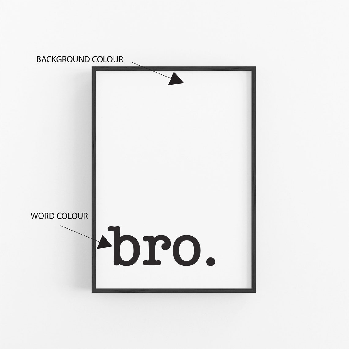 Bro Print Bro Sign Brother Poster Big Brother Print Little - Etsy