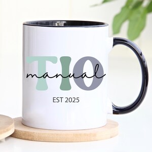Custom Pregnancy Reveal Mug for New Tia and Tio Pregnancy Announcement ...