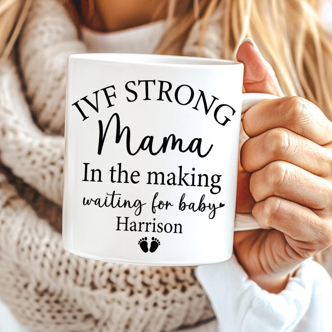 Custom IVF Strong Mama Ivf Pregnancy Gift Infertility Ivf Friend Gift ...