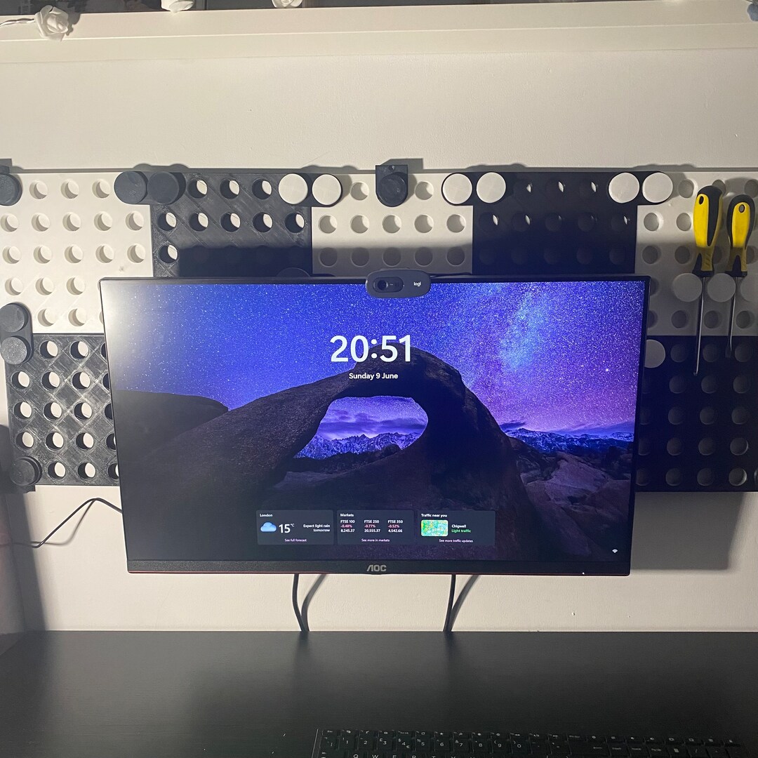 Monitor Mount for Innomorph Pegboard for Workshops and Makers - Etsy