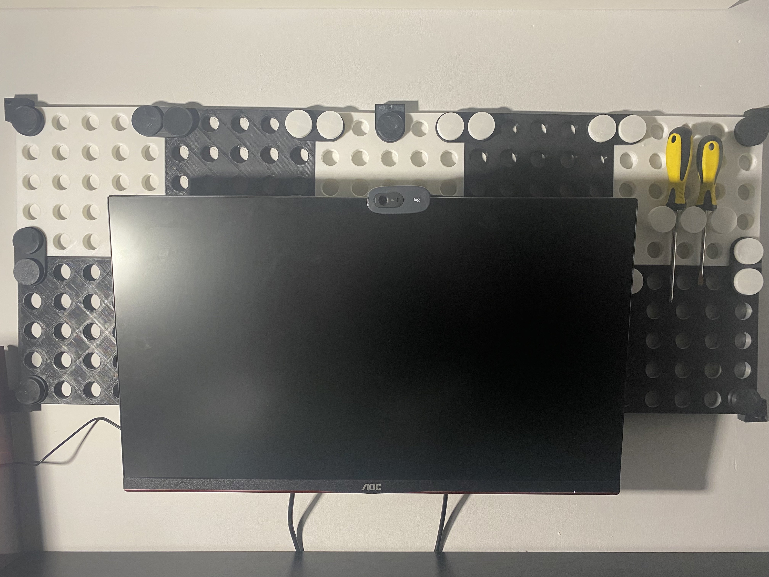 Monitor Mount for Innomorph Pegboard for Workshops and Makers - Etsy