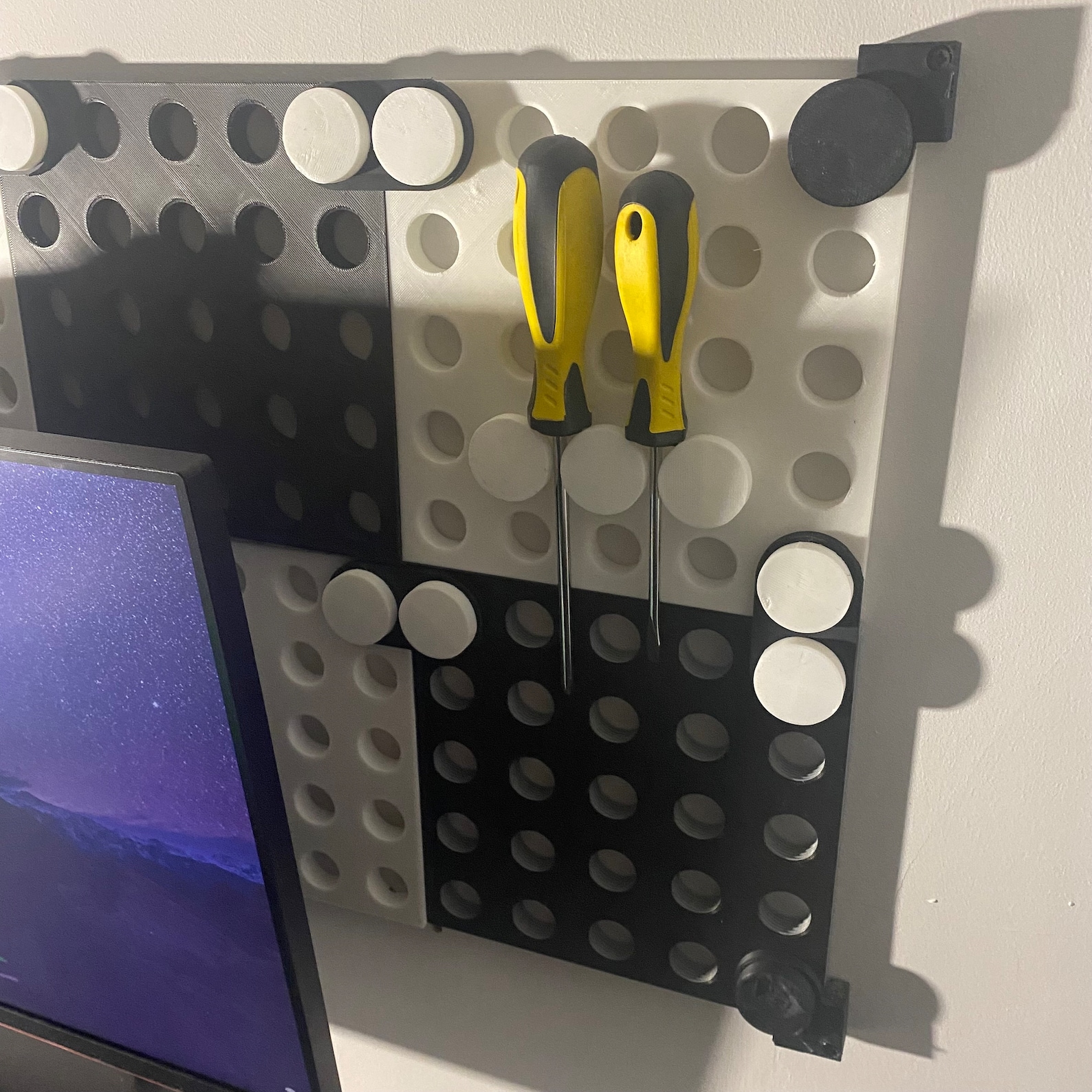 Monitor Mount for Innomorph Pegboard for Workshops and Makers - Etsy