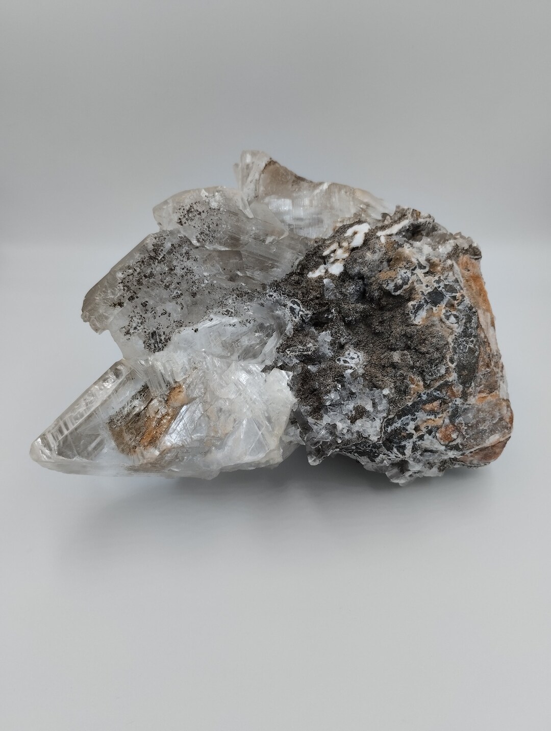 GORGEOUS RARE & NATURAL Naica Selenite on Matrix 1750g - Etsy