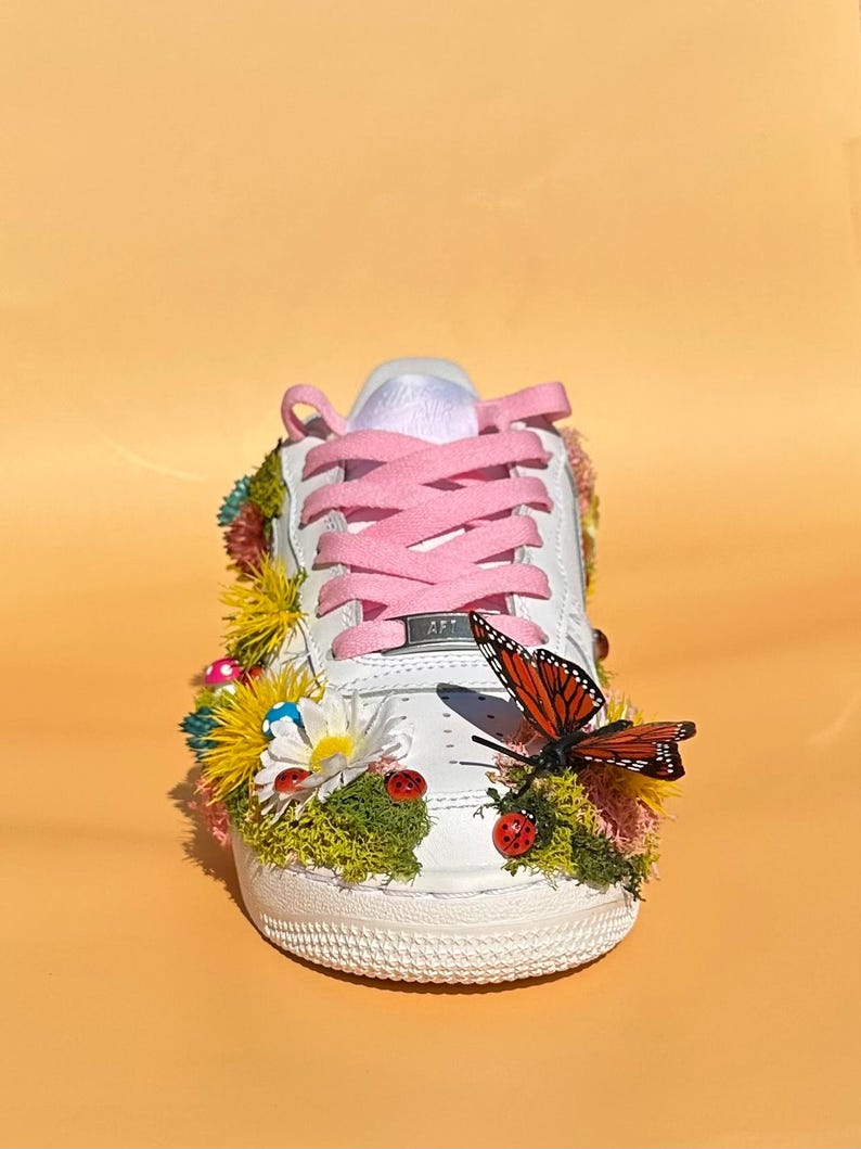Custom Garden-inspired Footwear (moss Nike) - Etsy