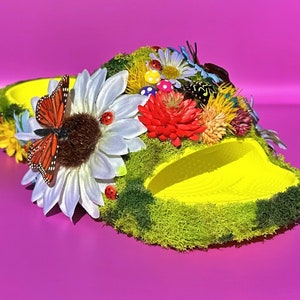 Custom Garden-inspired Footwear (moss Croc Slides) - Etsy