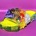Custom Garden-inspired Footwear (moss Croc Slides) - Etsy