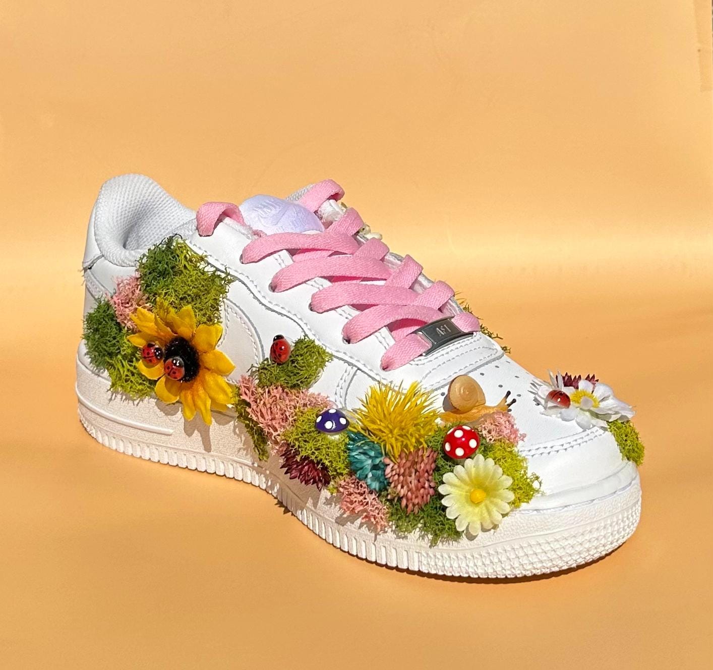 Custom Garden-inspired Footwear (moss Nike) - Etsy