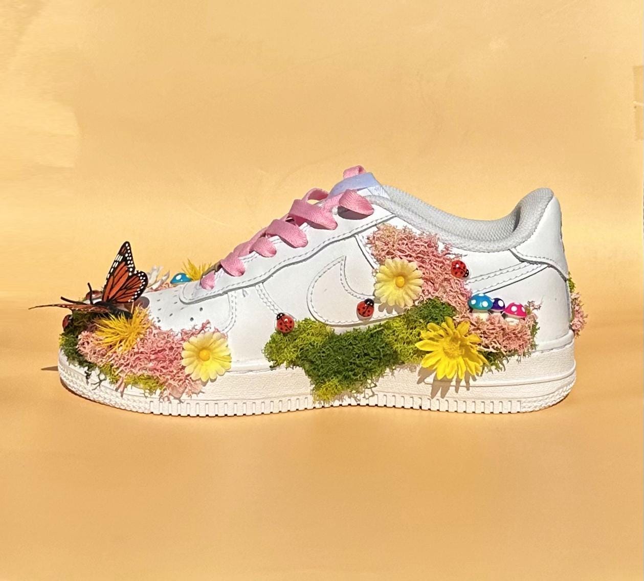 Custom Garden-inspired Footwear (moss Nike) - Etsy