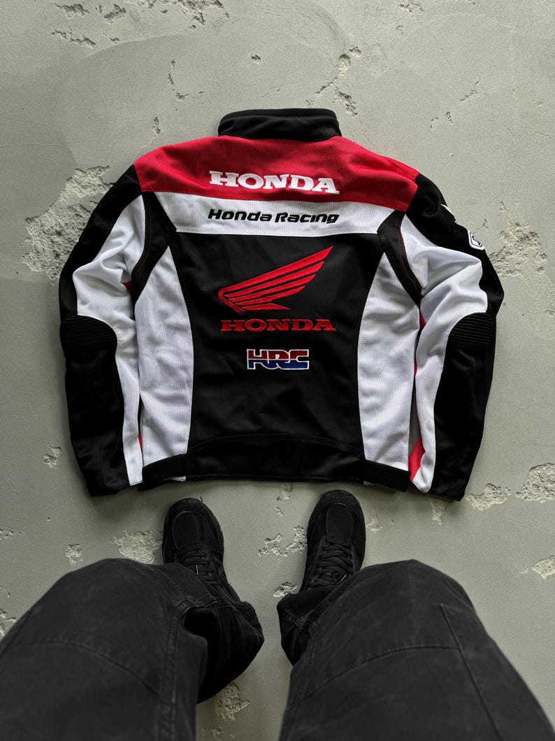 Vintage Honda HRC Racing Black Jacket Formula Uno Mens Size L - Etsy