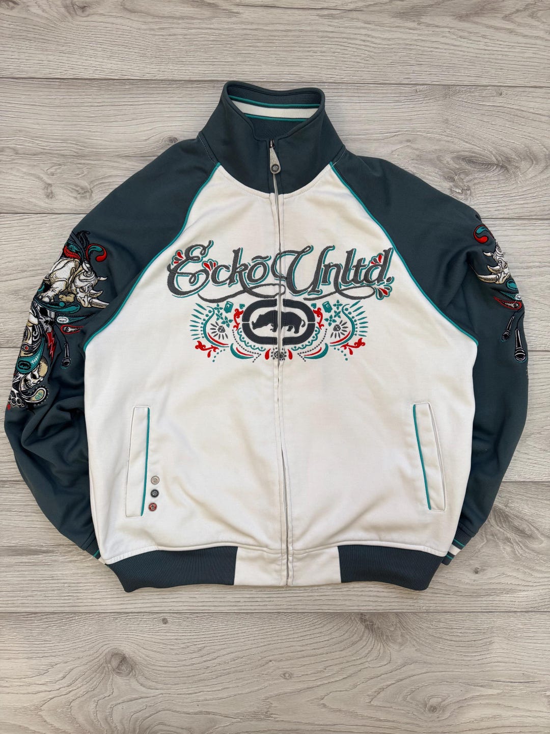 Ecko Unltd. Graffiti Y2K Tracksuit Jacket Size M - Etsy