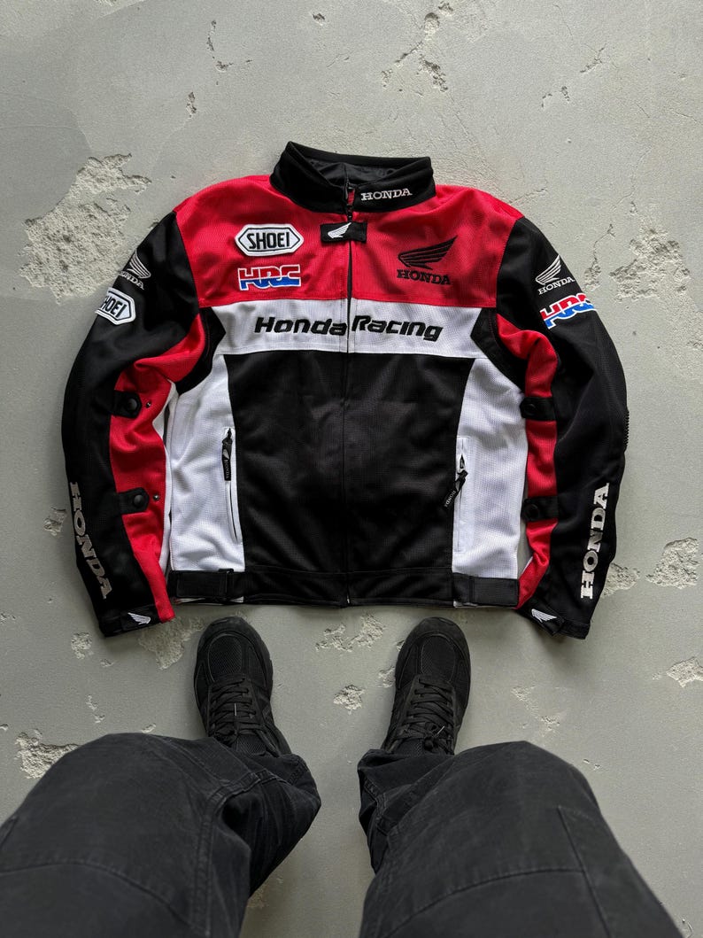 Vintage Honda HRC Racing Black Jacket Formula Uno Mens Size L - Etsy
