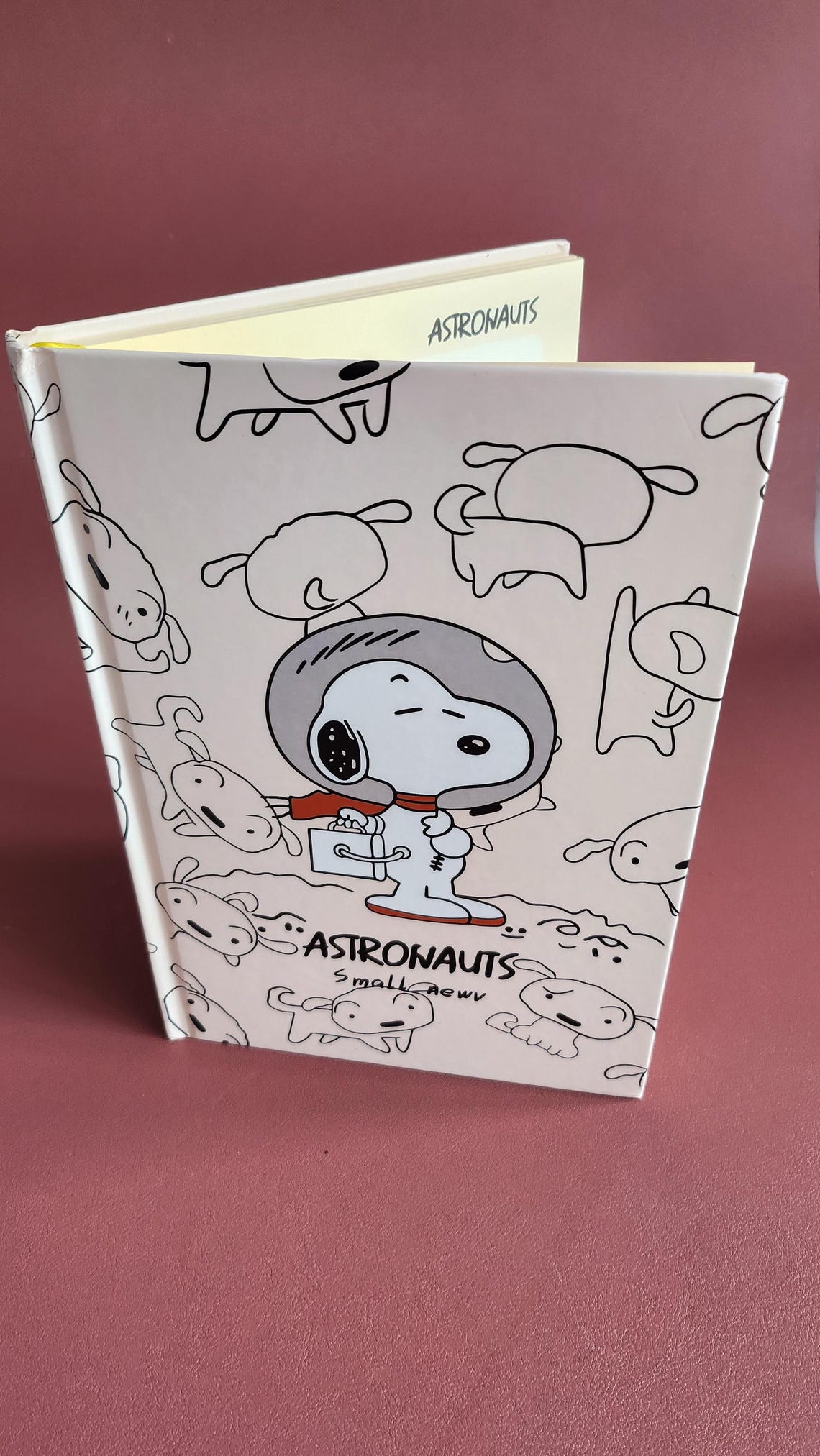 Classic Cream Snoopy Note Book - Etsy