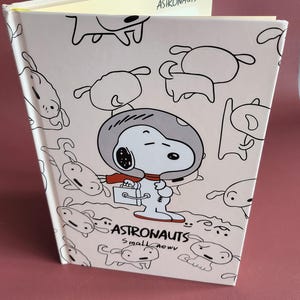 Classic Cream Snoopy Note Book - Etsy
