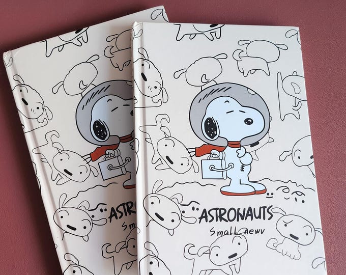 Classic Cream Snoopy Note Book - Etsy