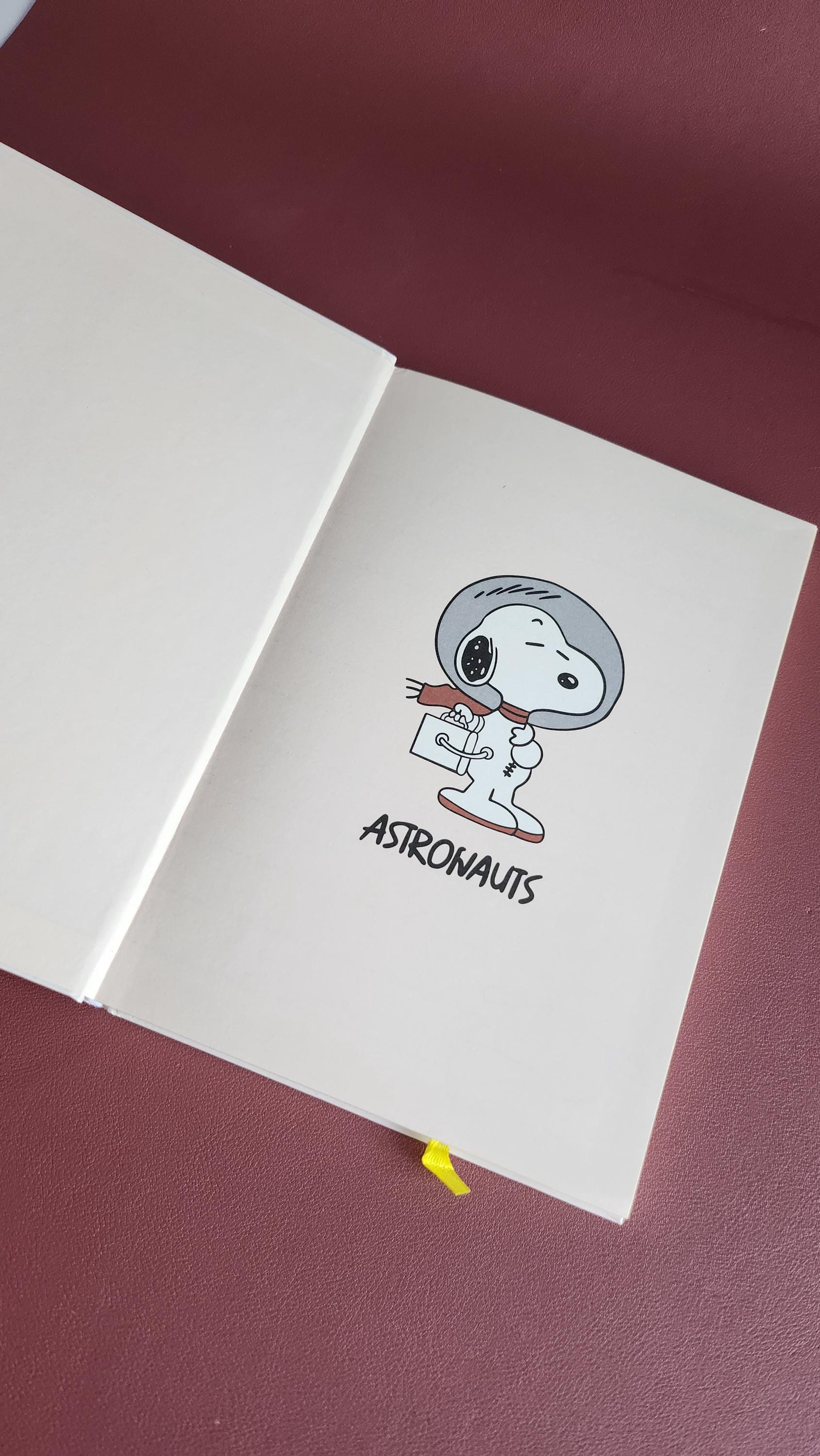Classic Cream Snoopy Note Book - Etsy