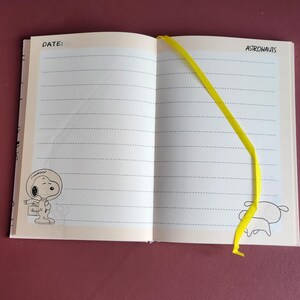 Classic Cream Snoopy Note Book - Etsy