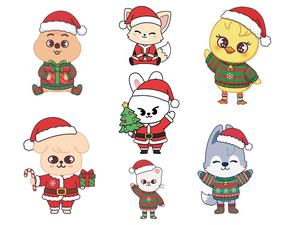 Stray Kids Member Png Bundle, Stray Kids Christmas, Cute Stray Kids ...