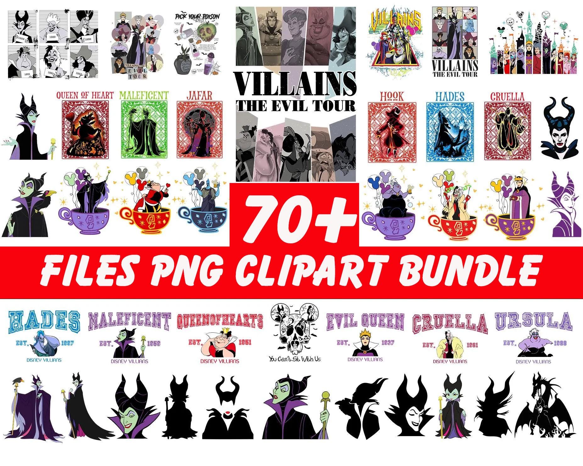 70+ Villains Png Bundle, Cartoon Villains PNG, Villains Characters Png ...