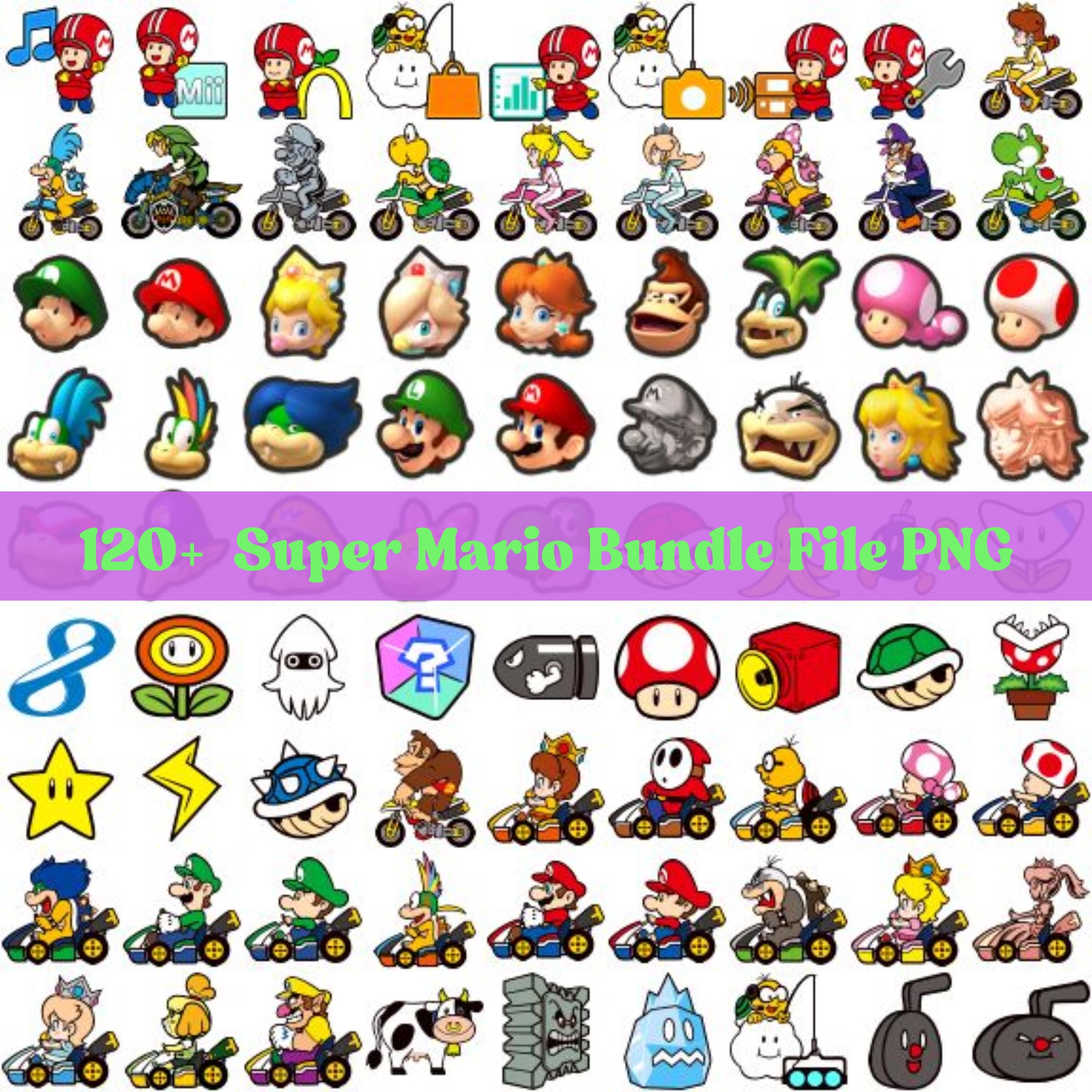 Super Mario Clipart Png, Mario Png Cut Files for Cricut, Super Mario ...