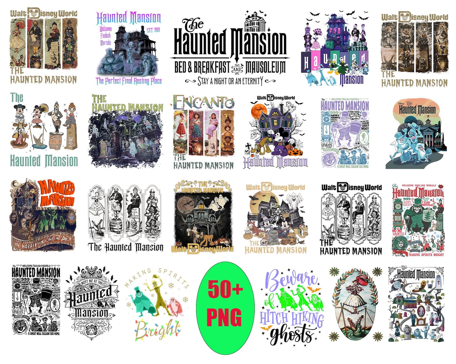 The Haunted Mansion Png Bundle, Mouse and Friends Png, Disney Halloween ...