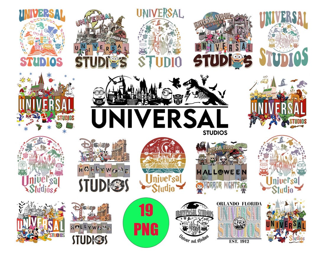 Universal Studio Png Bundle, Universal Studios Trip, Family Trip Png ...