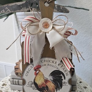 Rooster Breadboard Decor - Etsy