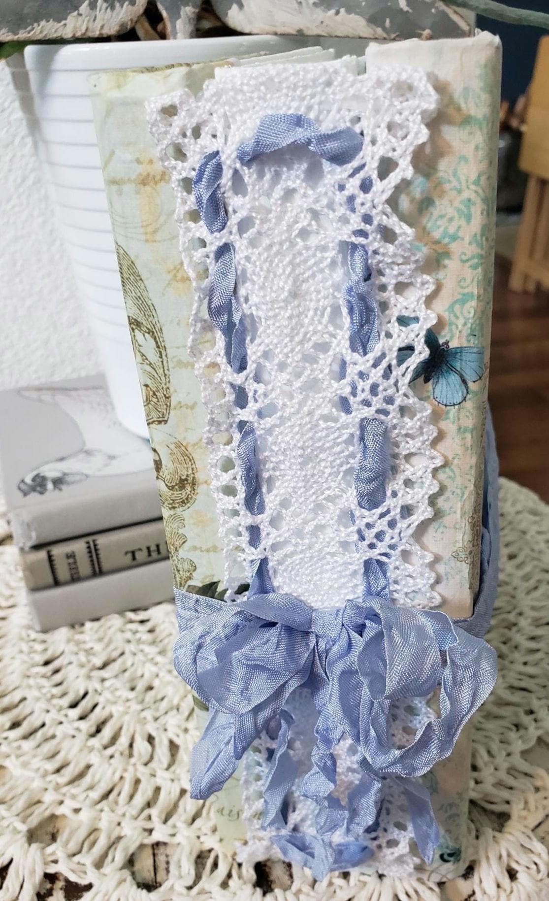 Handcrafted Shabby Chic Book Stack: Peacock Decor - Etsy