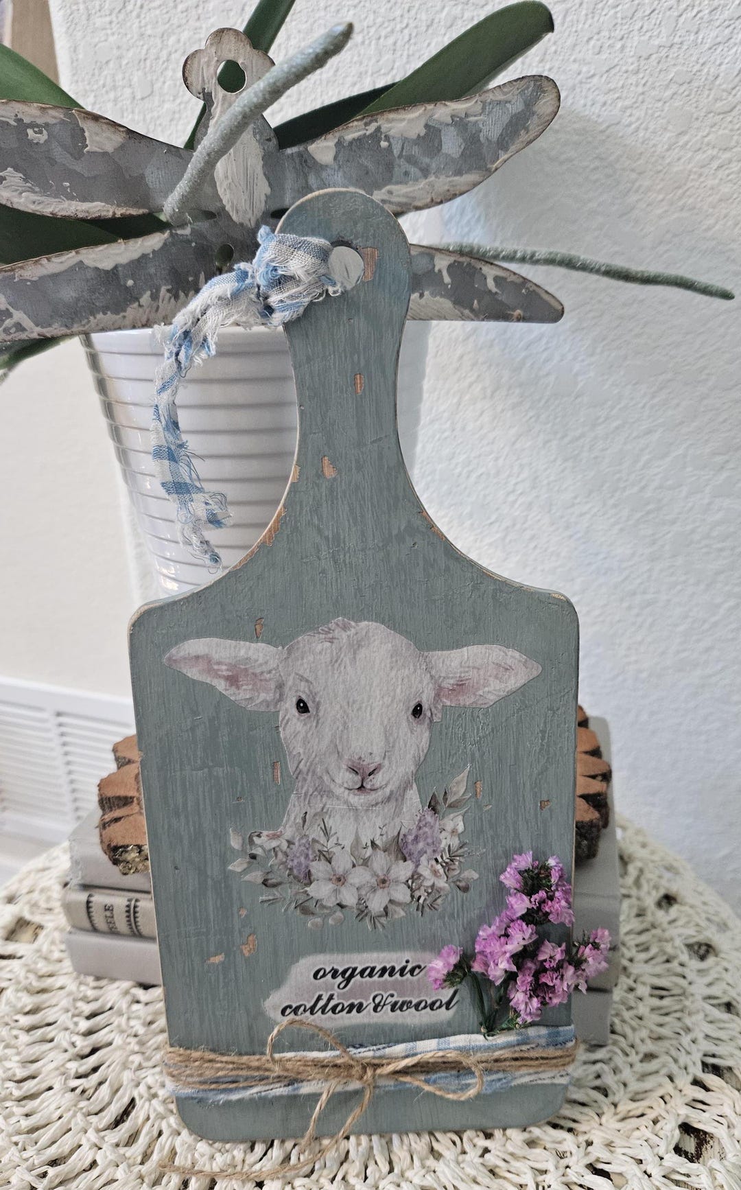 Sheep Breadboard, Country Decor, - Etsy