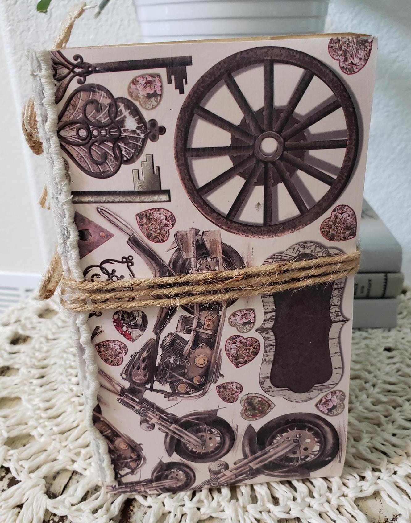 Unique Shabby Chic Book Stack: Hand-painted and Designed - Etsy