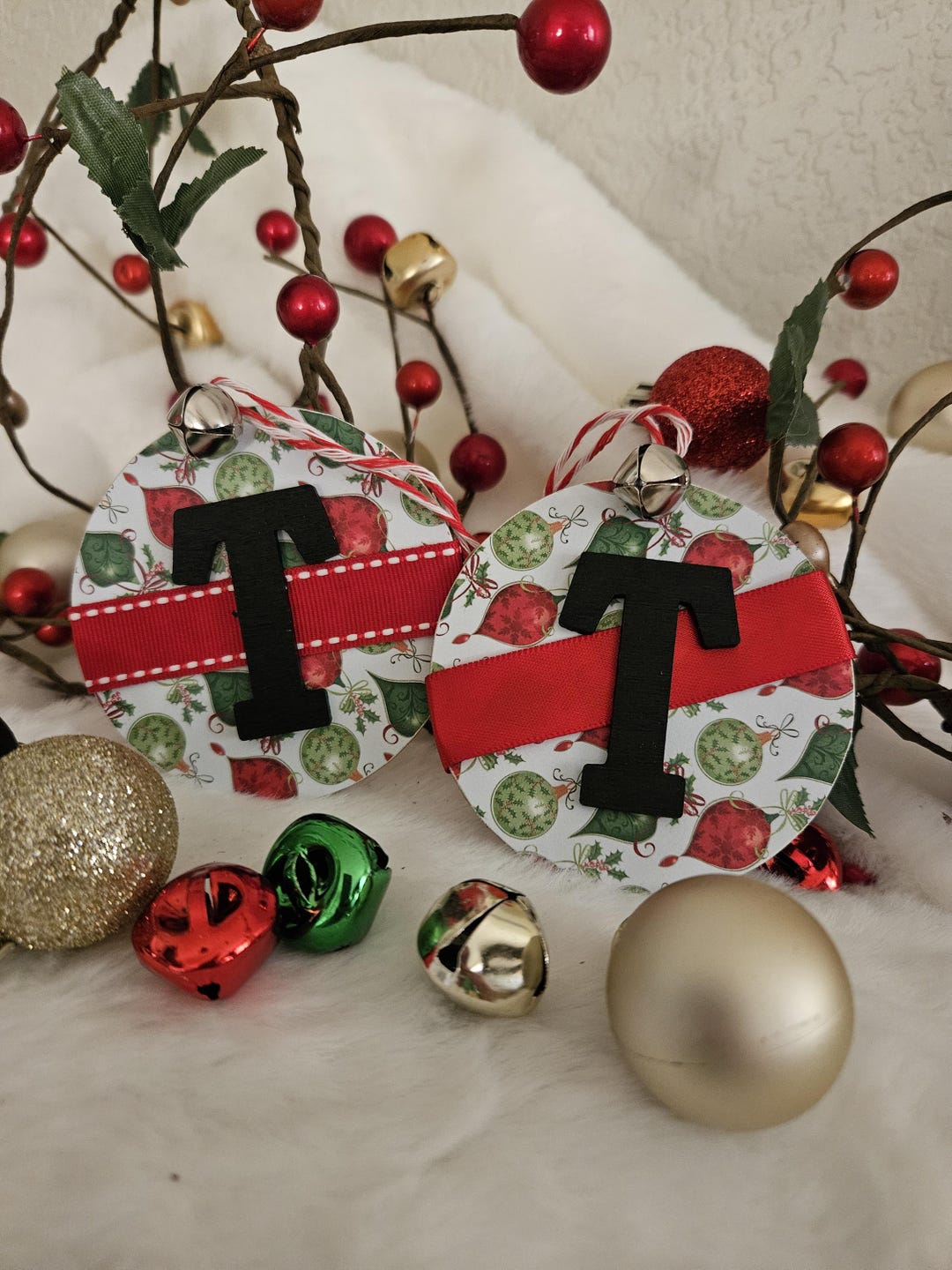 Handcrafted Christmas Letter Gift Tags Letters T-Z – Perfect for ...