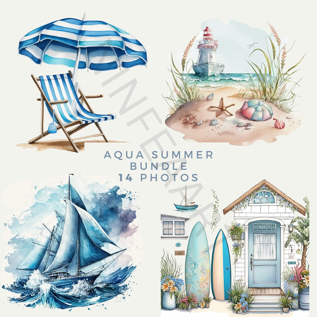 Aqua Swimming Collection Clipart, 14 HQ Beach Clipart Travel Clipart ...