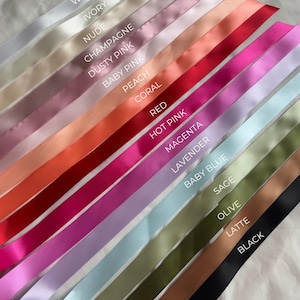 Luxury Personalised Ribbons, Bridesmaid Proposal Ribbon, Wedding ...