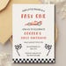 Race Car First Birthday Invitation Digital & Editable Customisable ...