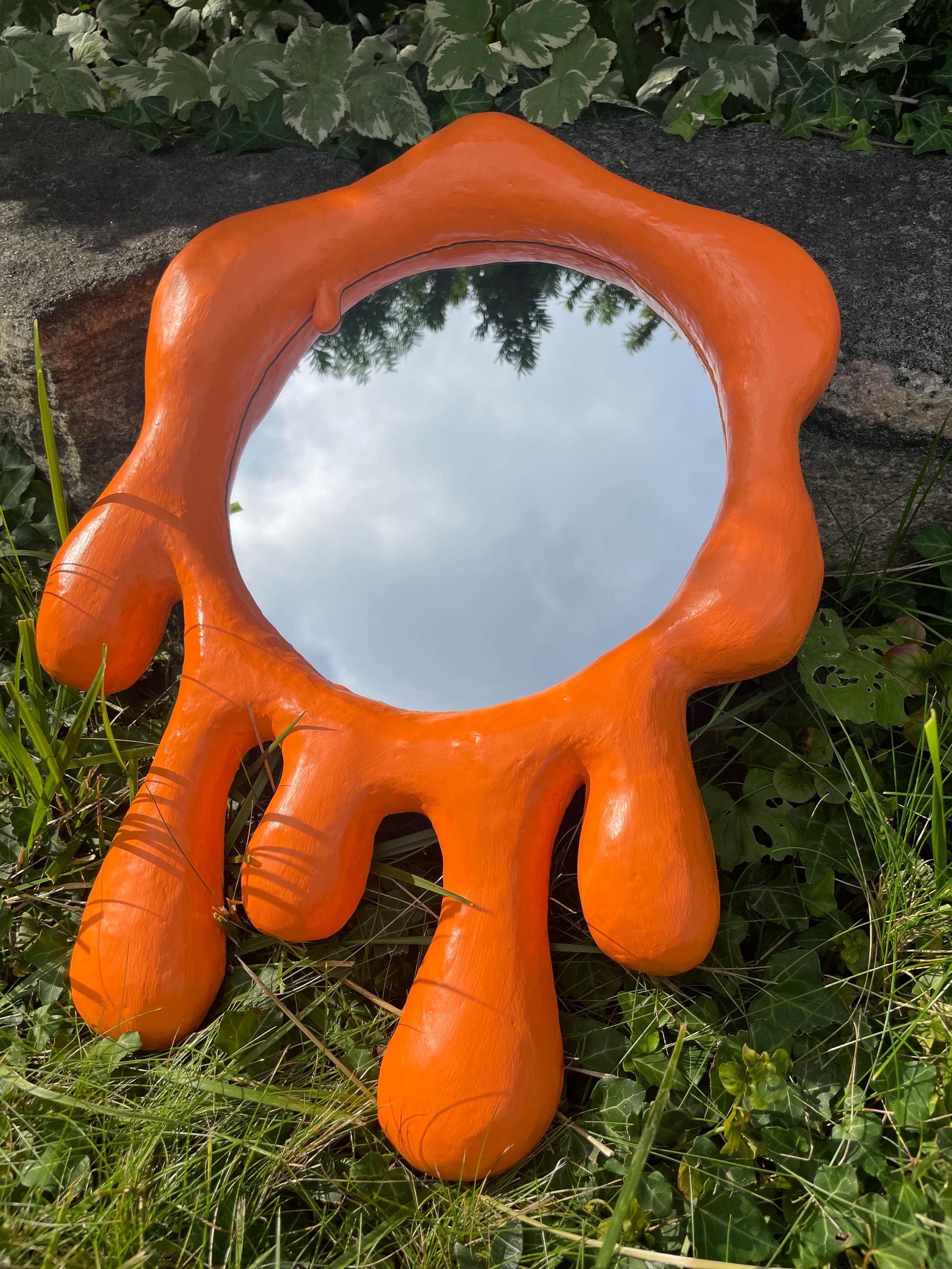 Irregular Mirror, Artistic Mirror Frame, Drippy Style, Melting Home ...