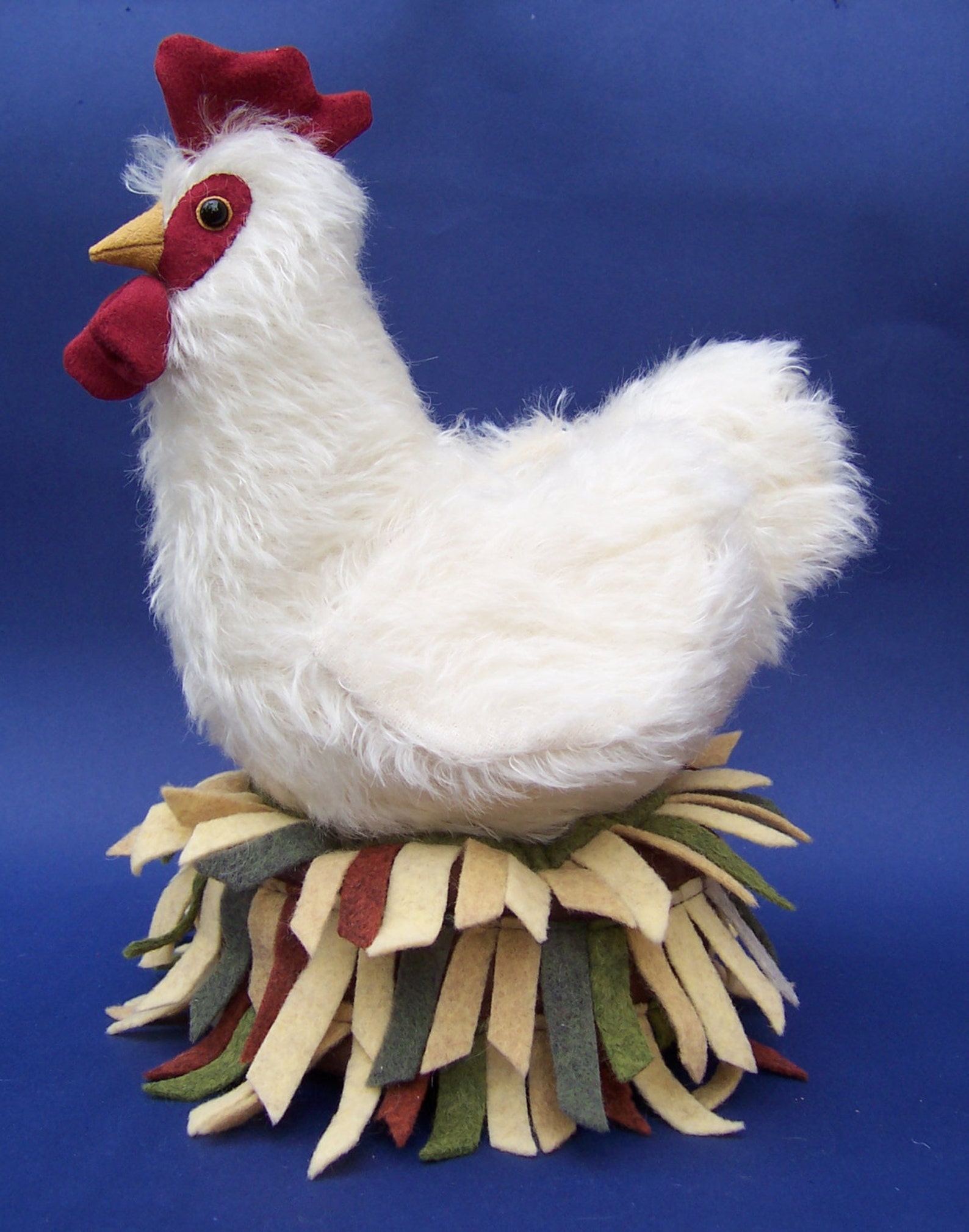 PDF Soft Plush Pattern Hen Hettie Hen Made From Mohair With - Etsy