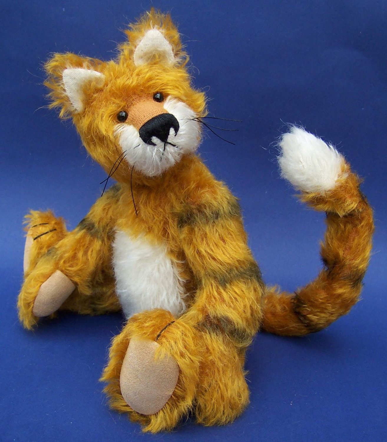 PDF Tiger Pattern, Soft Toy Mohair Animal Sewing Pattern by ...