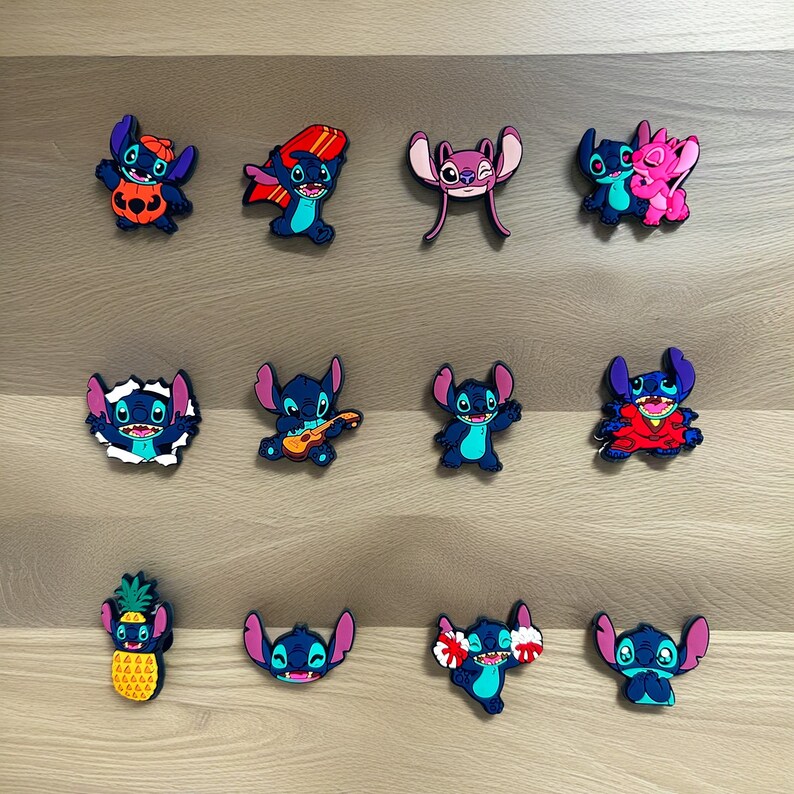 Lilo and Stitch Shoe Charms, Stitch and Angel Croc Charms, Shoe Charms ...