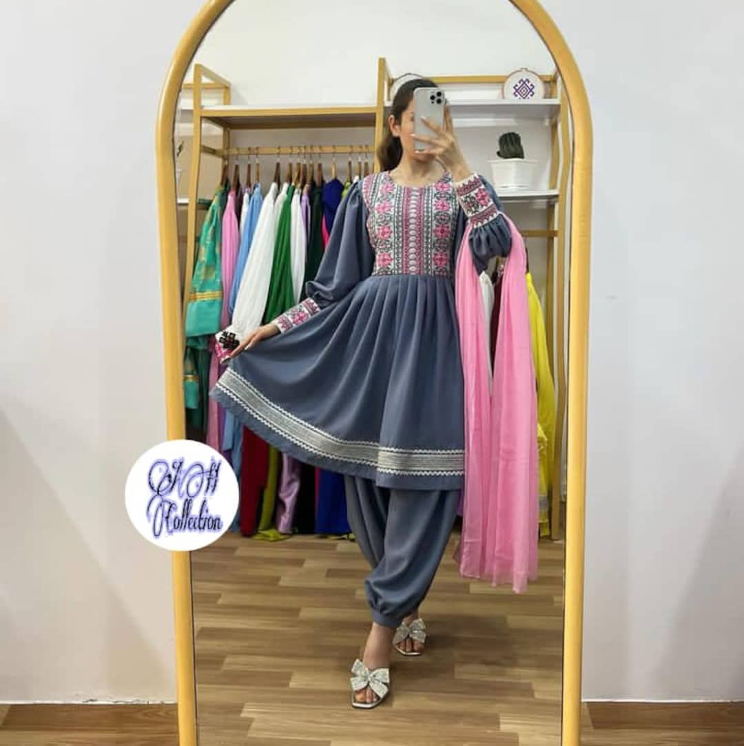 Short Modren Afghan Kochi Style Party Dress for Women - Etsy